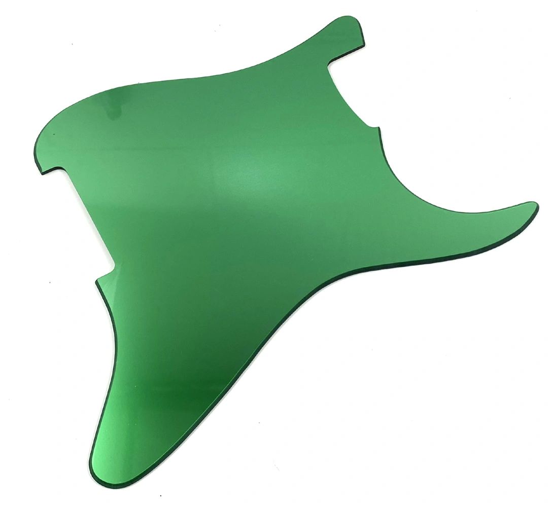 Blank Strat Pickguard, Custom Specialty Material ~ Versi Green