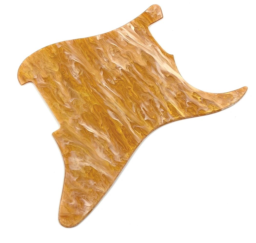 Blank Strat Pickguard, Custom Specialty Material ~ Swirl Nostalgia