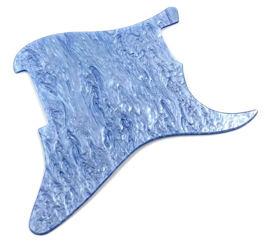 Blank Strat Pickguard, Custom Specialty Material ~ Wave Fiction