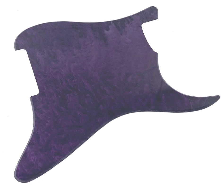 Blank Strat Pickguard, Custom Specialty Material ~ Wave Purple