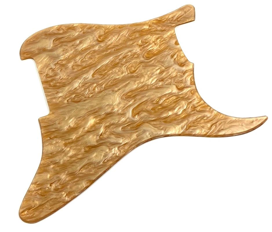 Blank Strat Pickguard, Custom Specialty Material ~ Wave Siesta