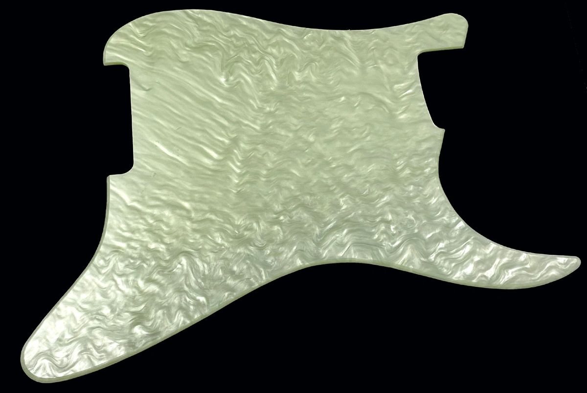 Blank Strat Pickguard, Custom Specialty Material ~ Wave Silence