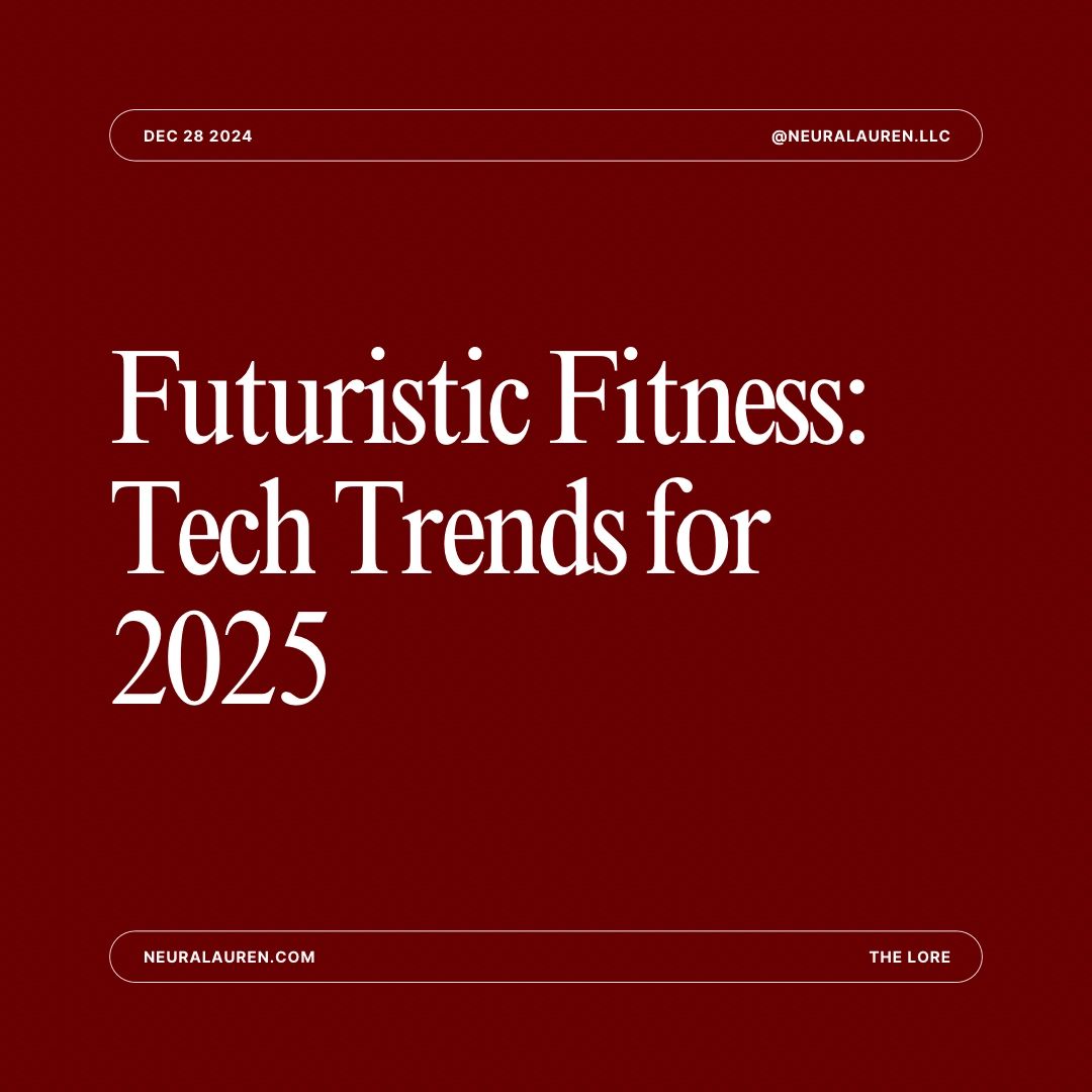 Futuristic Fitness: Tech Trends for 2025