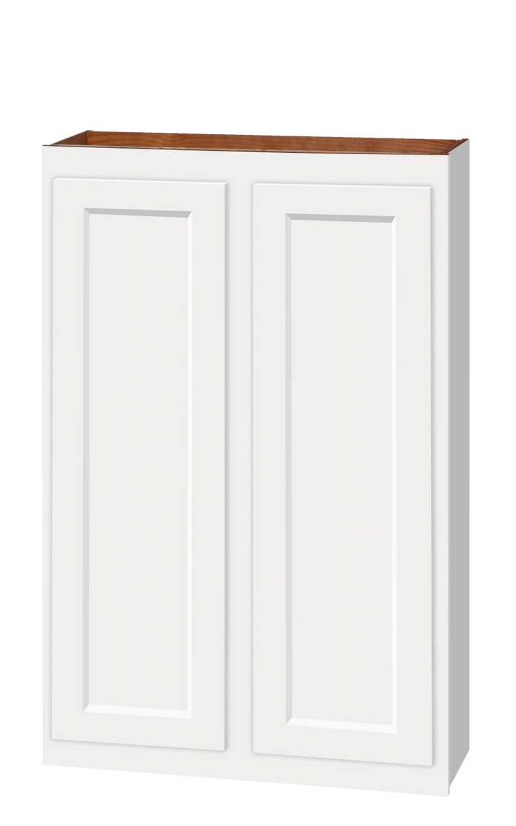 DWhite Double Door 42" Tall Wall Cabinets