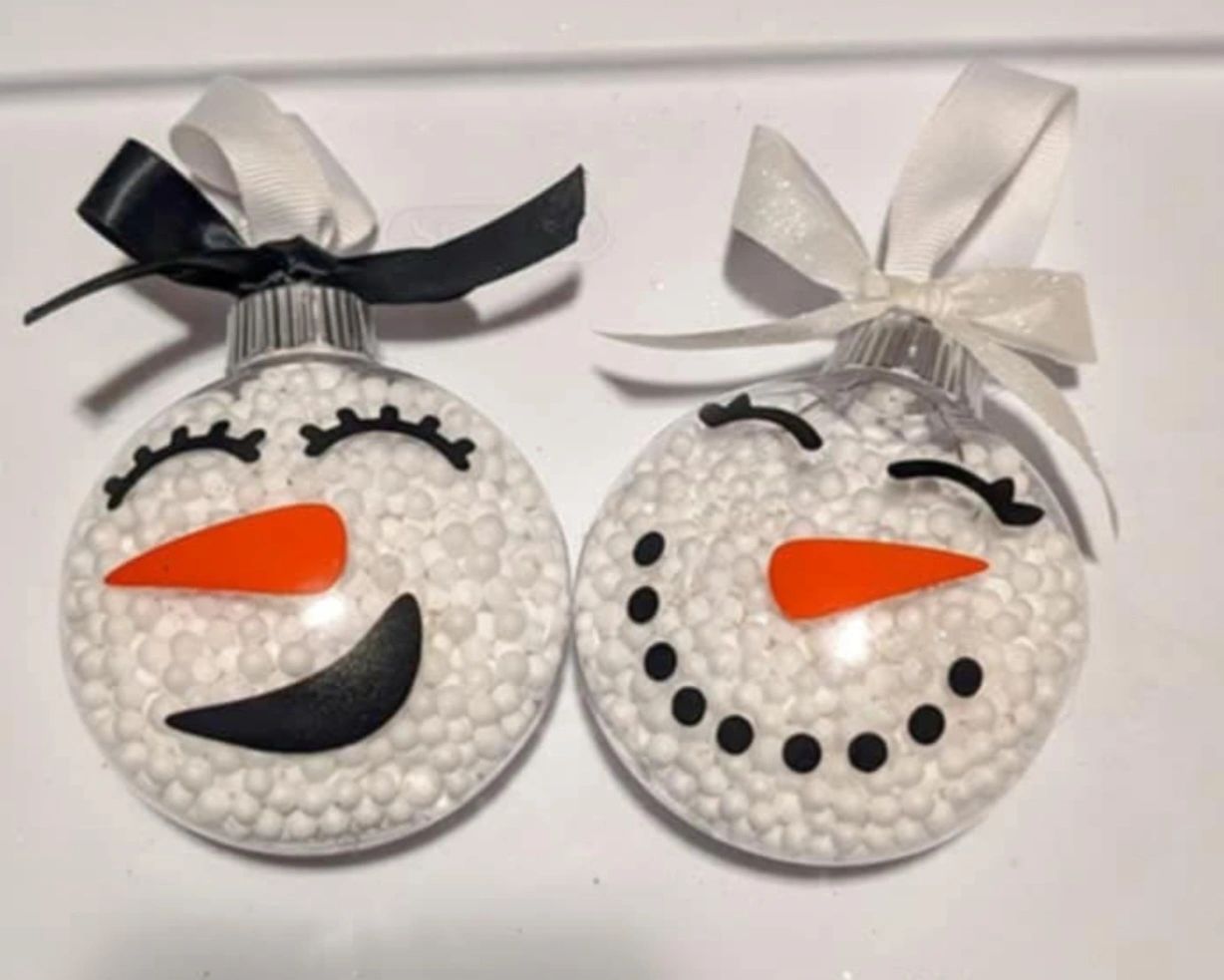 Build Your Own Snowman Ornament