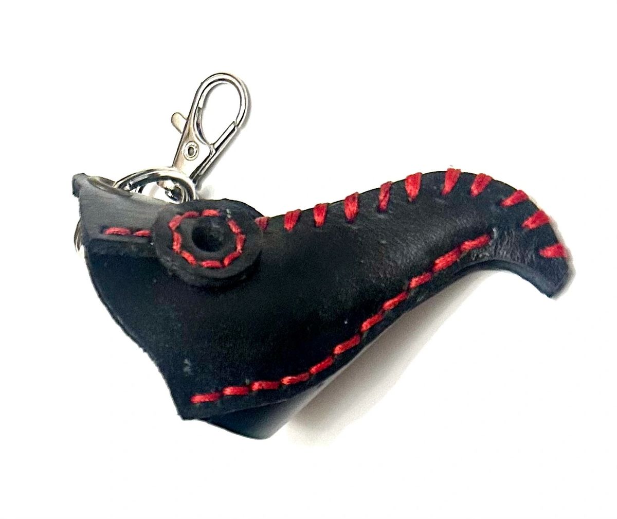 Leather Plague Doctor Mask Key Fob