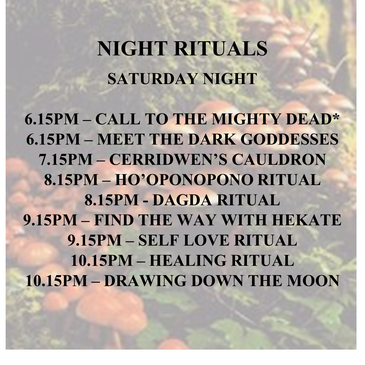 Night Rituals | A Festival for Pagans and Witches