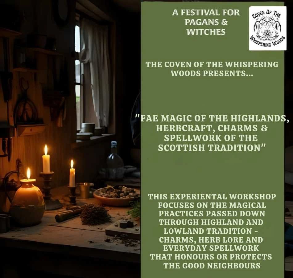 Sunday 3rd May - 4.45pm - Fae Magic of the Highlands - Morrigan Marquee