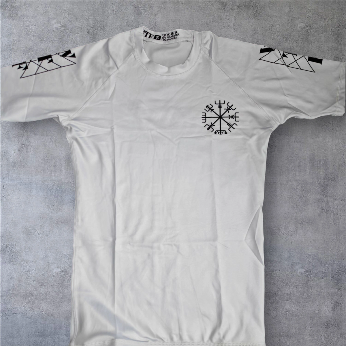 White Valkyrie Runes Rashguard