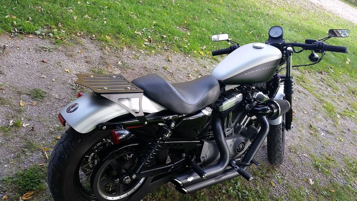 Harley Davidson Sportster Solo Seat Luggage Rack