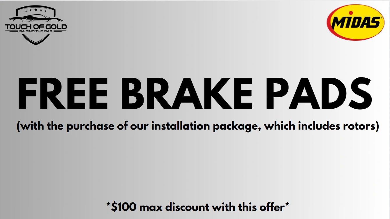 Trust Midas for Quality Auto Repairs and Get Free Brake Pads!
