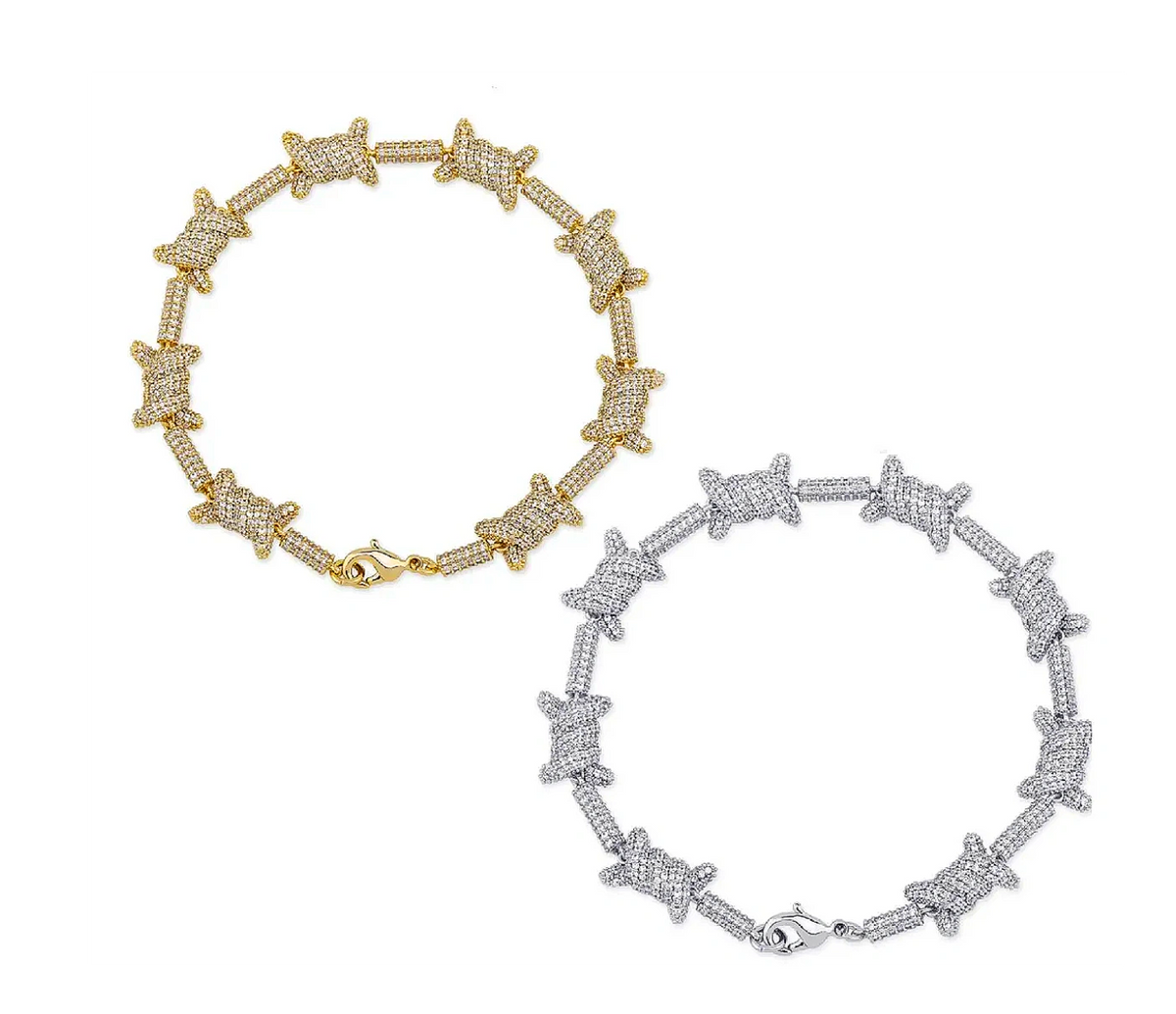 Signature Bracelets-Paved Diamond Links