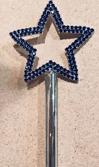 Sapphire Star Scepter 18.5"