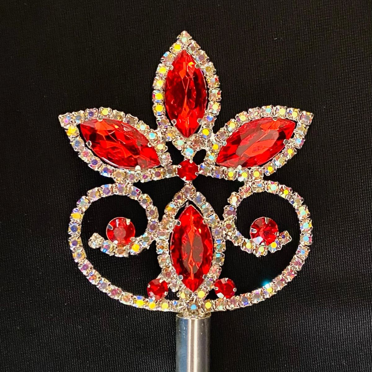 Amber Red Scepter 19"