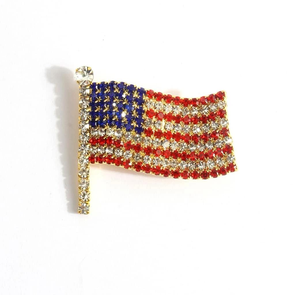 American Flag Sash Pin