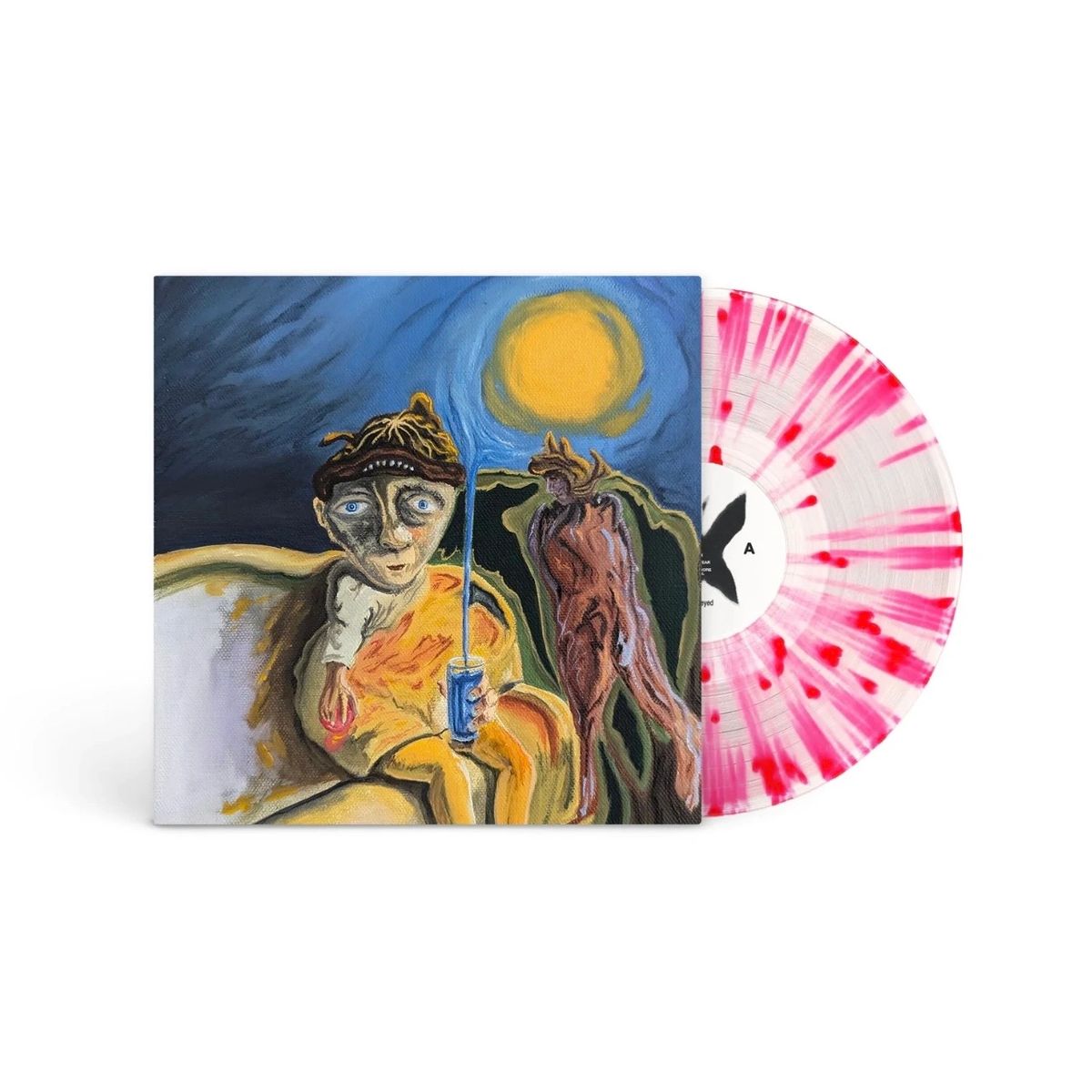 BLEARY EYED Easy LP CLEAR w/PINK SPLATTER Vinyl