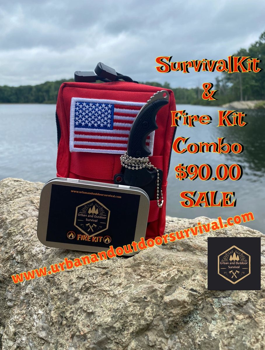 Mountaineer Survival Kit and Fire Kit Combo