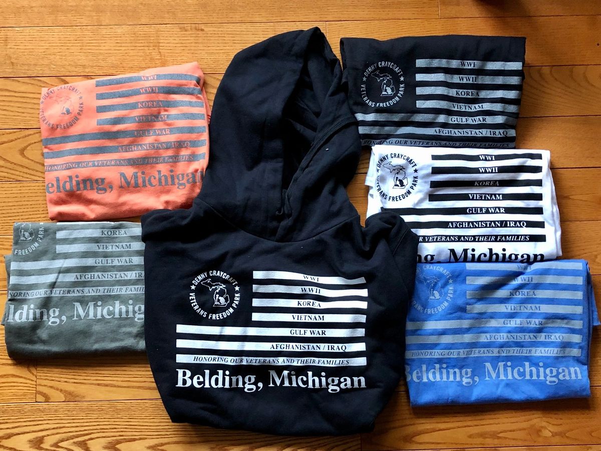 Belding Veterans Park Logo T-Shirt