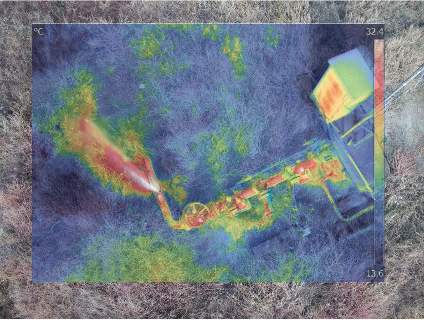 Revolutionizing Oil & Gas Inspections with Thermal Imaging Drones