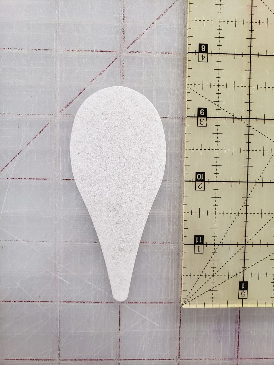 Rounded teardrop large