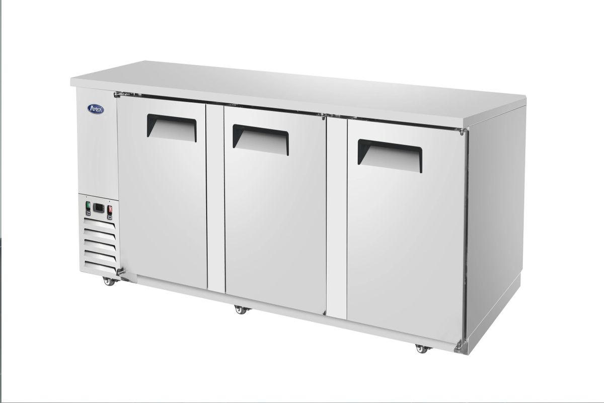 90 Inch Solid Door Back Bar Refrigerator