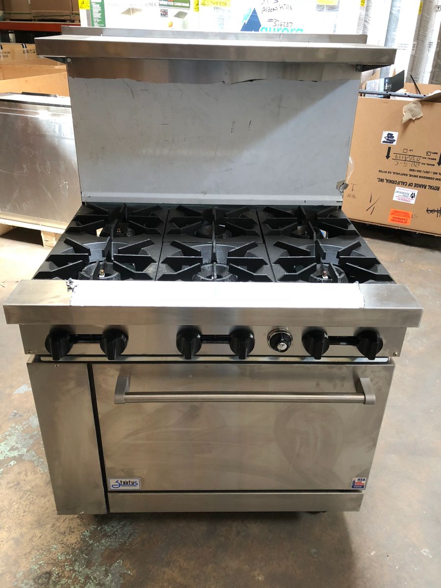 36 Inch 6 Burner Gas Range Made in U.S.A.