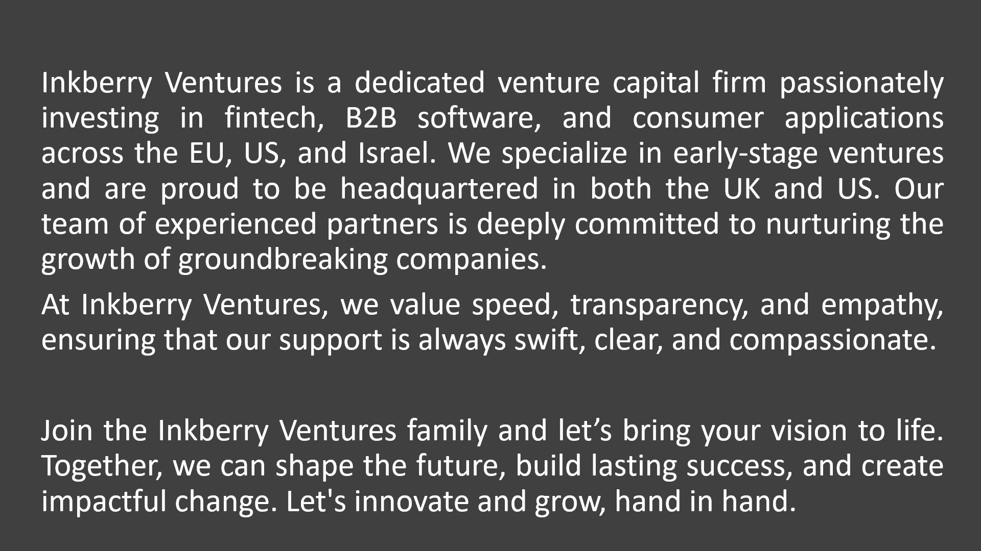 Inkberry Ventures