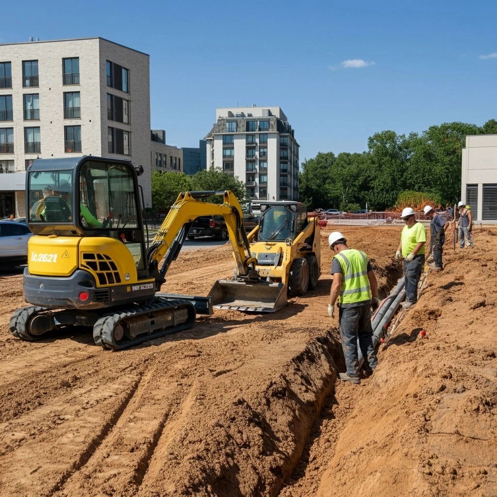 Trenching & Excavation Services by DSJ Construction Services LLC