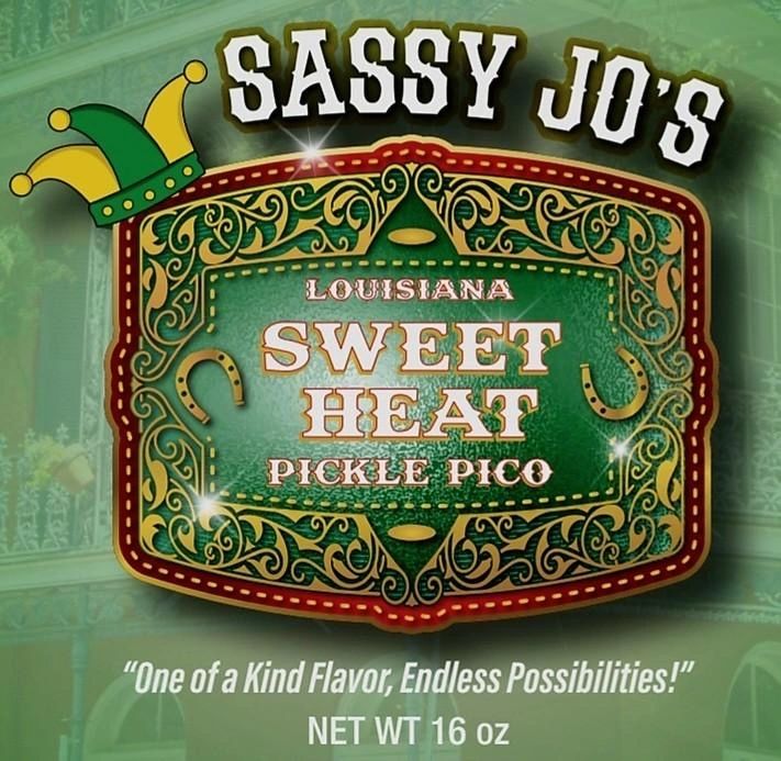 Sassy Jo's Louisiana Sweet Heat Pickle Pico