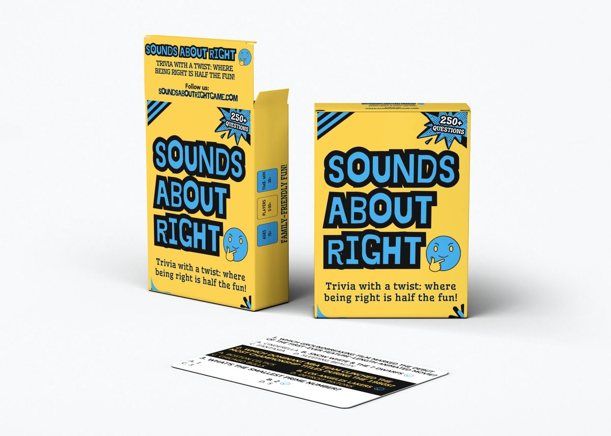 Sounds About Right - The Trivia Party Game with a Twist- Being Right is ...