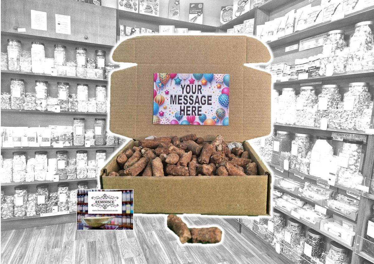 Choc Nibbles, Toffee Crumble, Personalised Gift Box, Birthday, Christmas