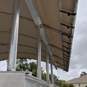 Boatlift Canopy in Cape Coral - Coastline Boat Lift Covers