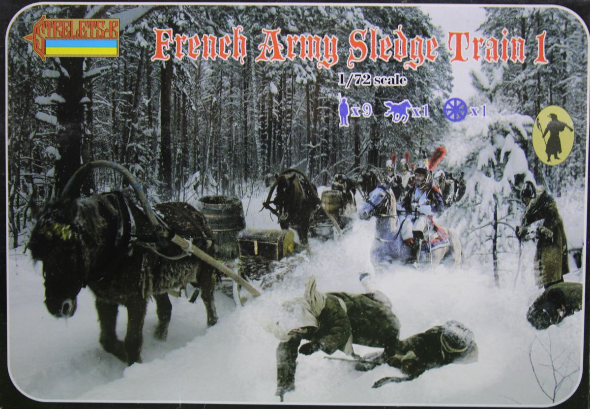 Strelets R133 French Army Sledge Train 1