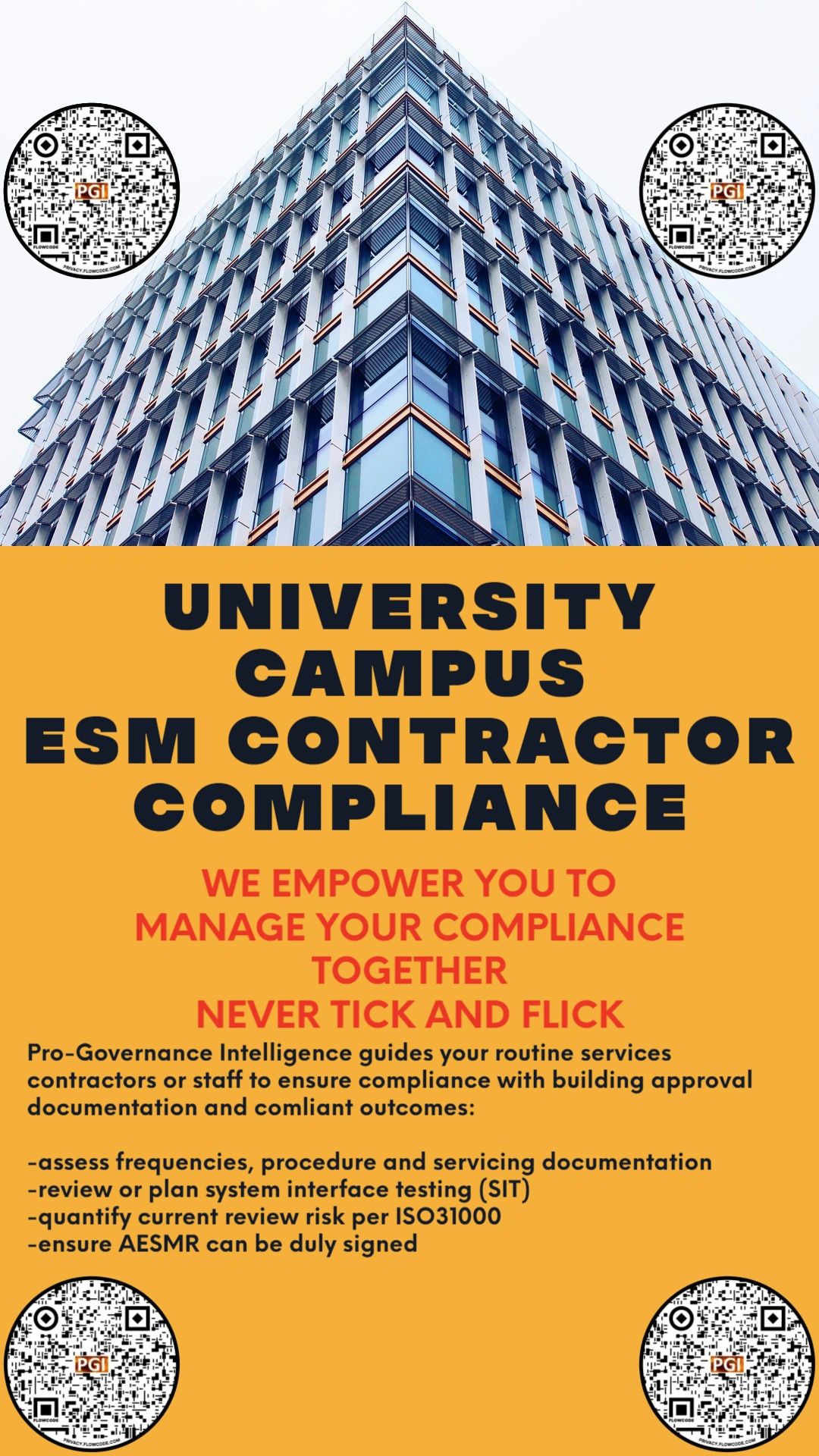 University Campus - Yearly Compliance Survey Reporting