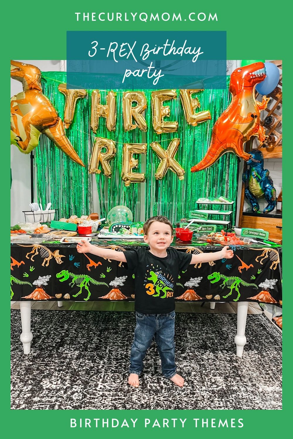 Wesley's 3-REX Birthday Party!