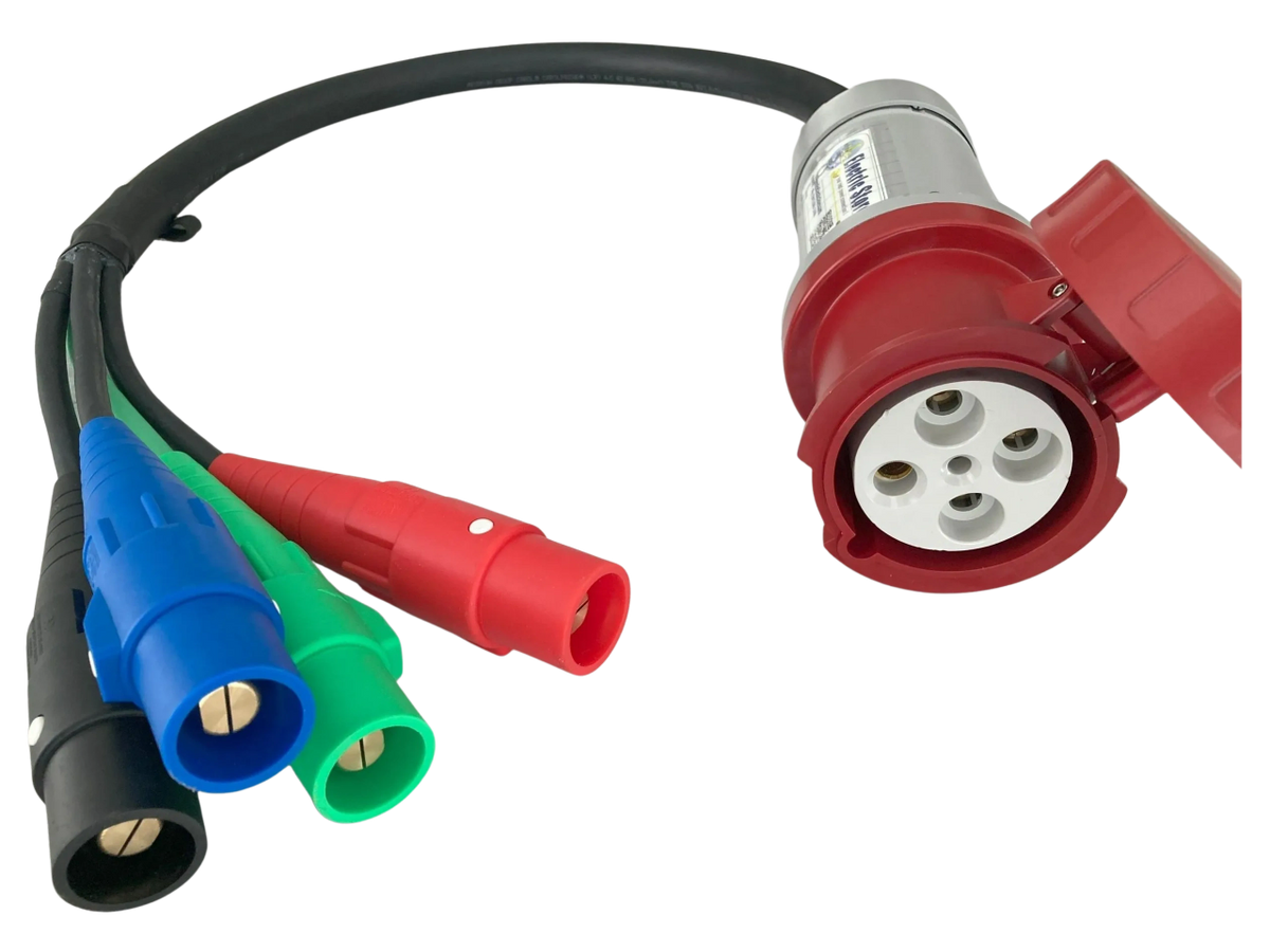 Adapter or Pigtail, Plugs 480v 3-Phase 400 Amp Cam Lock or Single Male ...