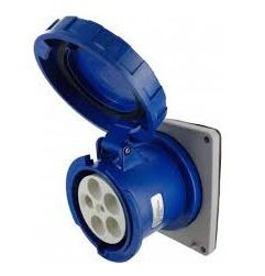 Dock side Receptacle or Socket Outlet, 250V 100A 4P 5W IP67, SCM5100R9W