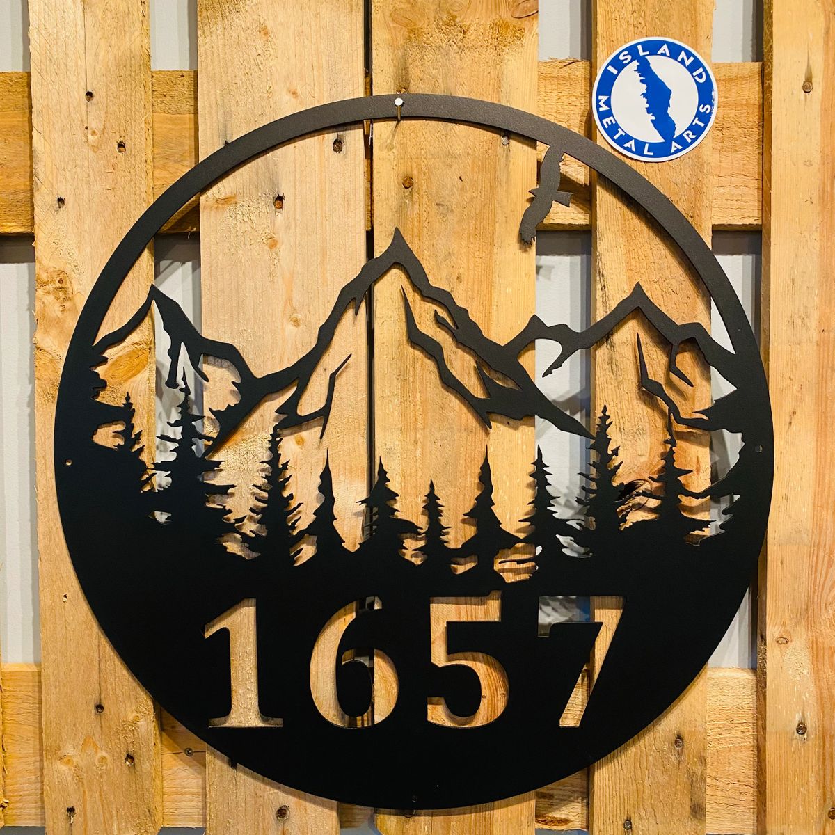 Mountain Address Sign