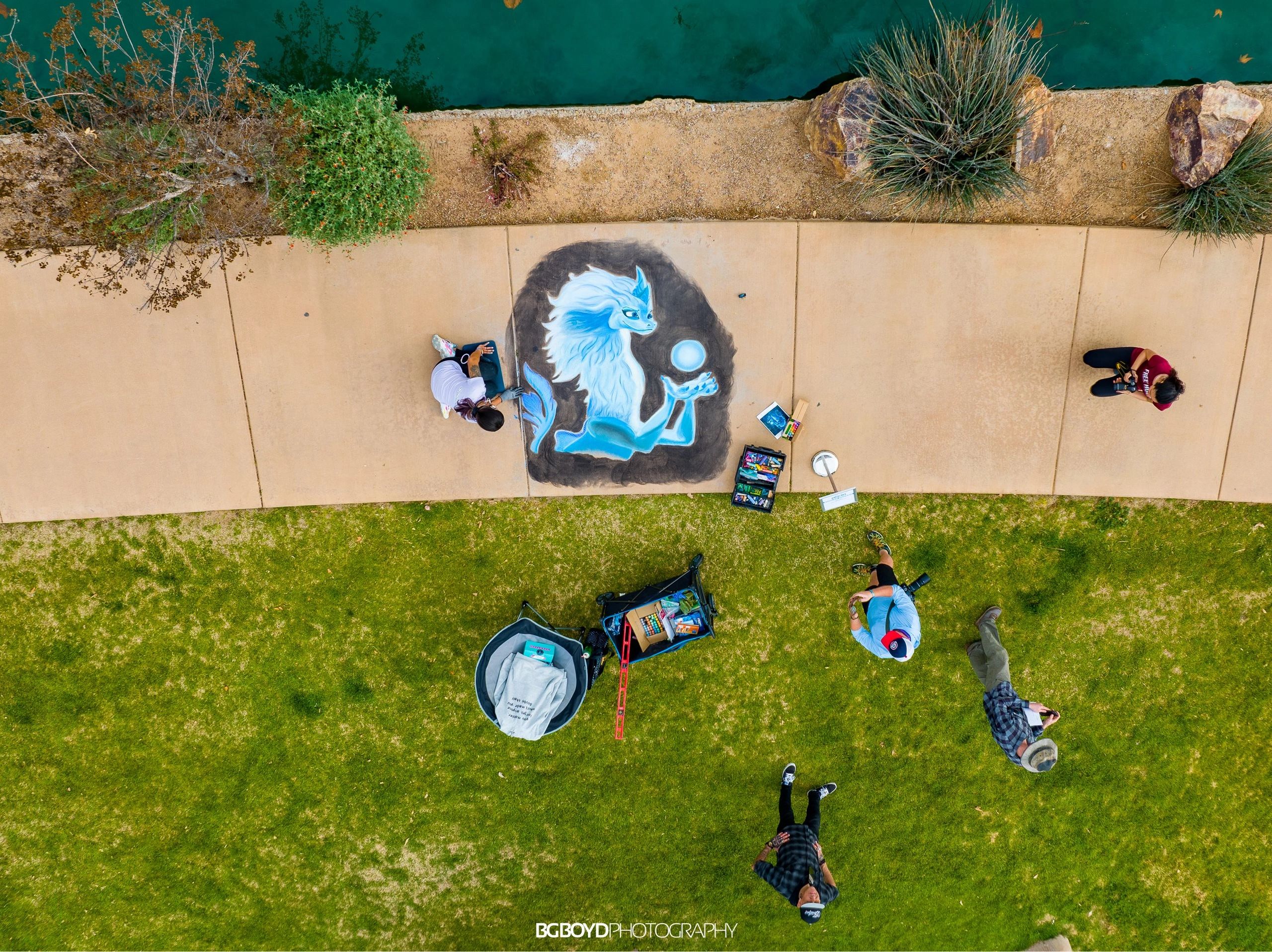 Mother Chalker - Chalkart, Chalk Art, chalk artist