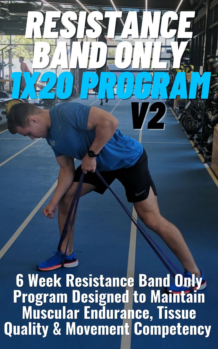 Resistance Band Only: 1x20 Program - V2