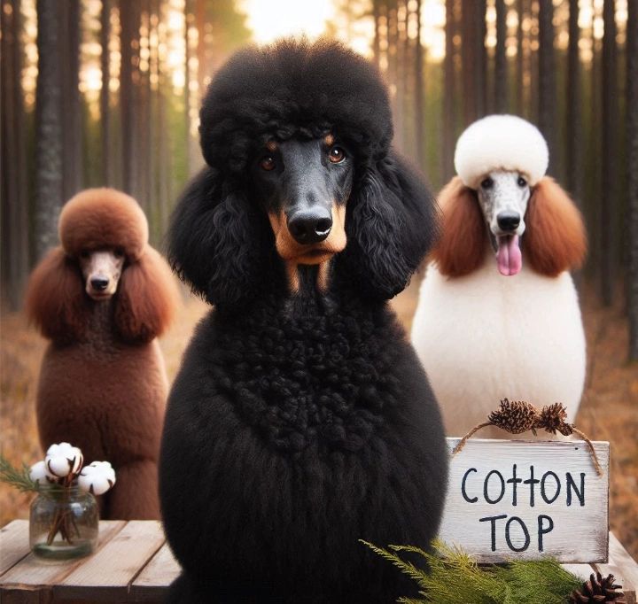 Cotton Top: Premier Standard Poodle Dog Breeder
