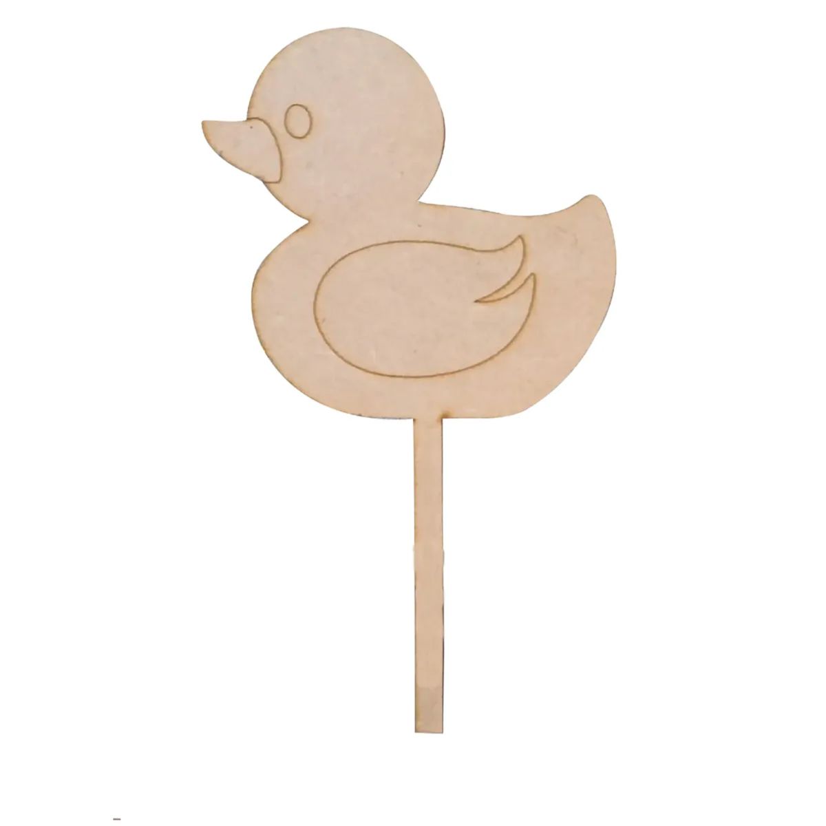 Cake Topper natural Patito