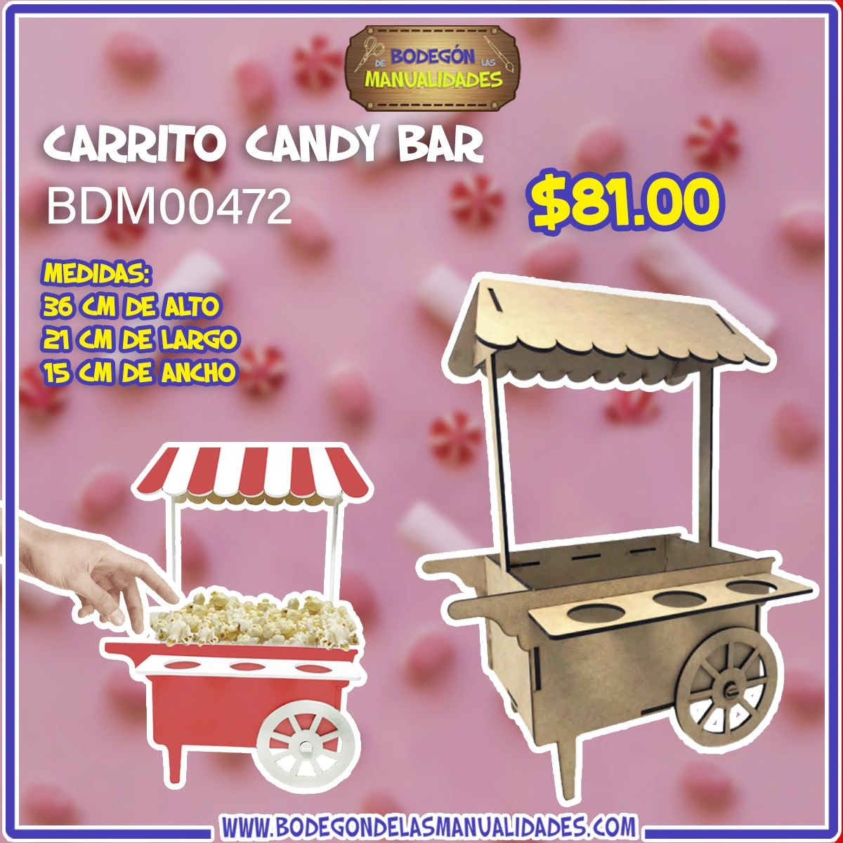 CARRITO CANDY BAR