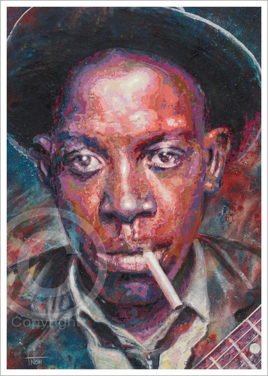 Robert Johnson - art print - Hoo Doo