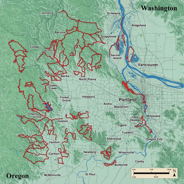 Explore NW Oregon's Backroads for Biking and Running Routes