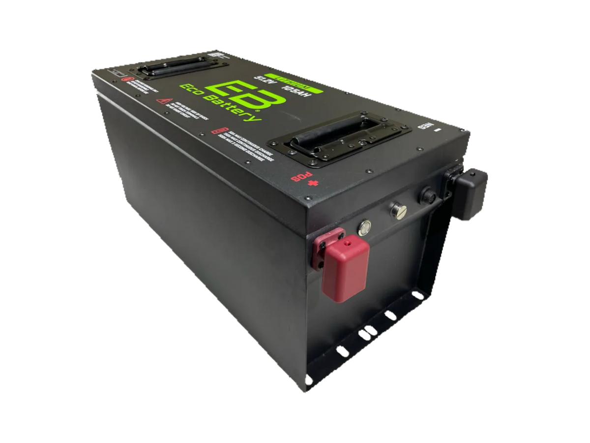 Eco Battery 51v - 105ah (Skinny) Lithium Golf Cart Battery ...