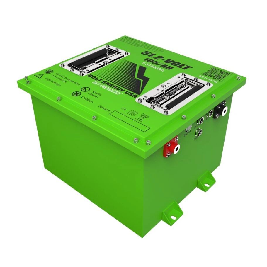 Bolt Energy USA 51v-105ah "Mini" Lithium Golf Cart Battery and ...