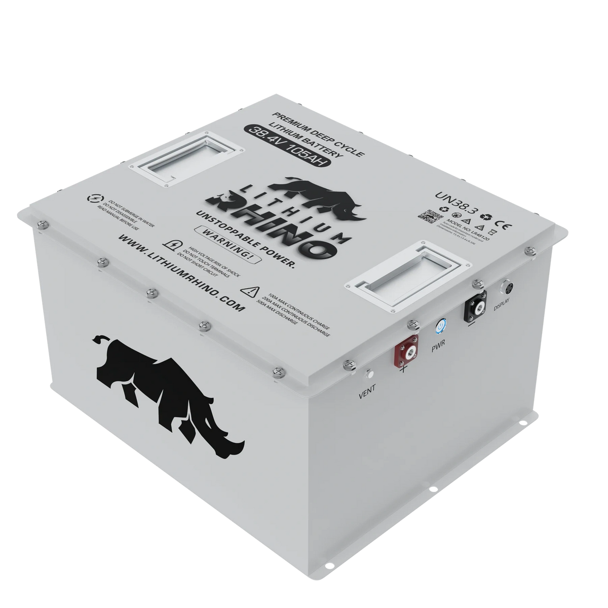 Lithium Rhino 36v - 105ah Lithium Golf Cart Battery & Installation Kit