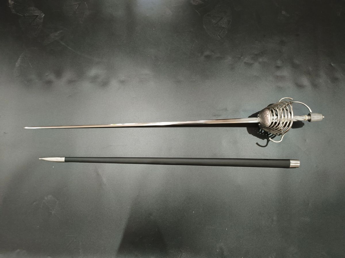 Vincentio Italian Seven Rings Rapier