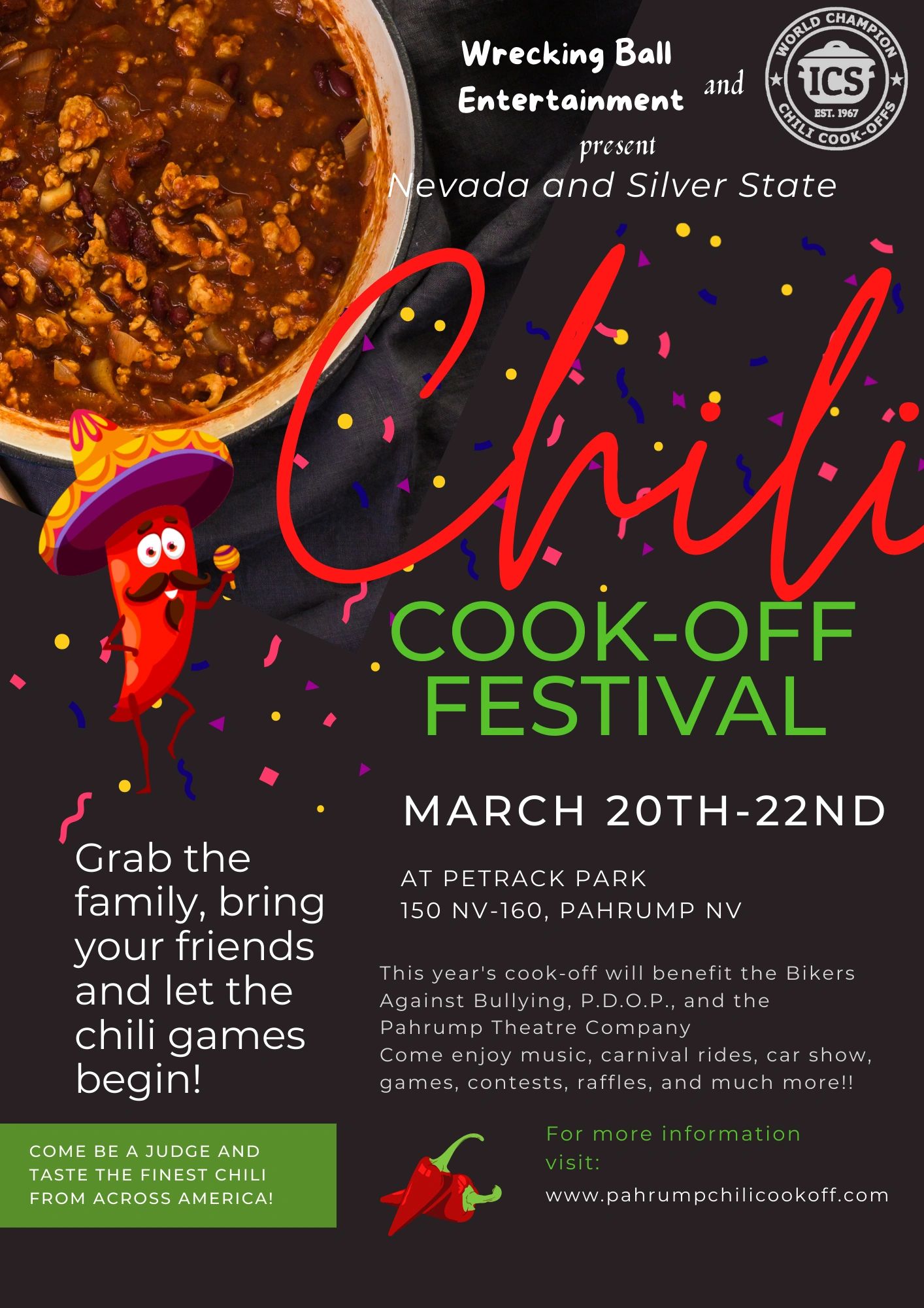 Become a cook | Pahrump Chili Cook-off Festival